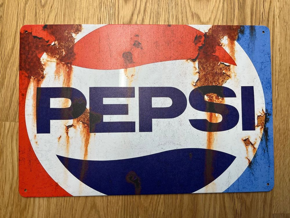 Blechschild Vintage rusty Pepsi Cola | Kaufen auf Ricardo
