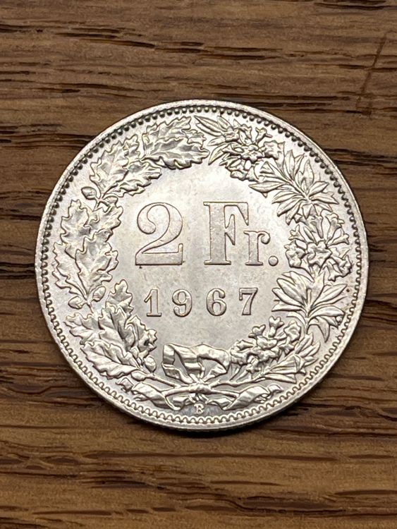 2 Franken / 1967 (3) (Gebraucht) in Rueun für CHF 6 – mit Lieferung auf Ricardo kaufen