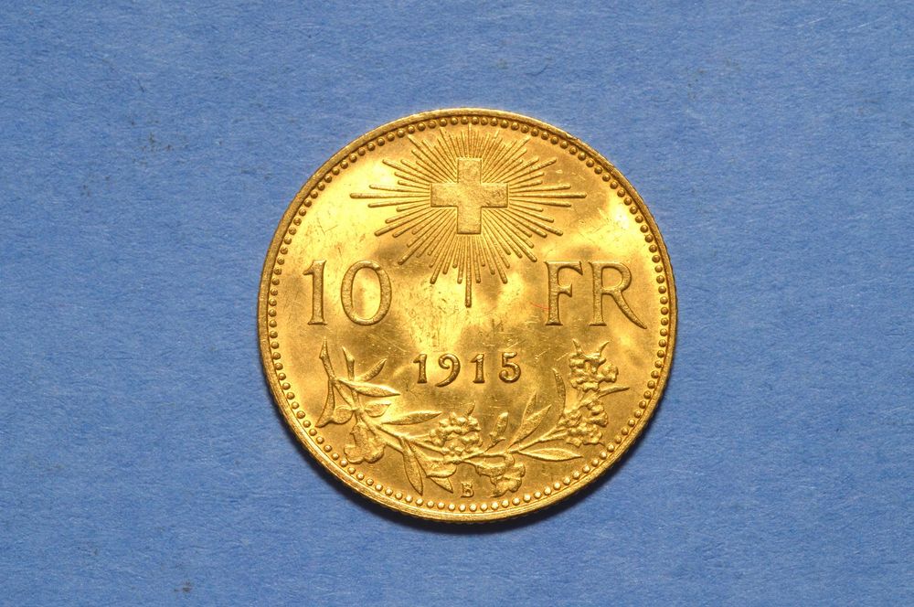 10-er Goldvreneli 1915 (Gebraucht) in Oberglatt ZH für CHF 238 – mit Lieferung auf Ricardo kaufen