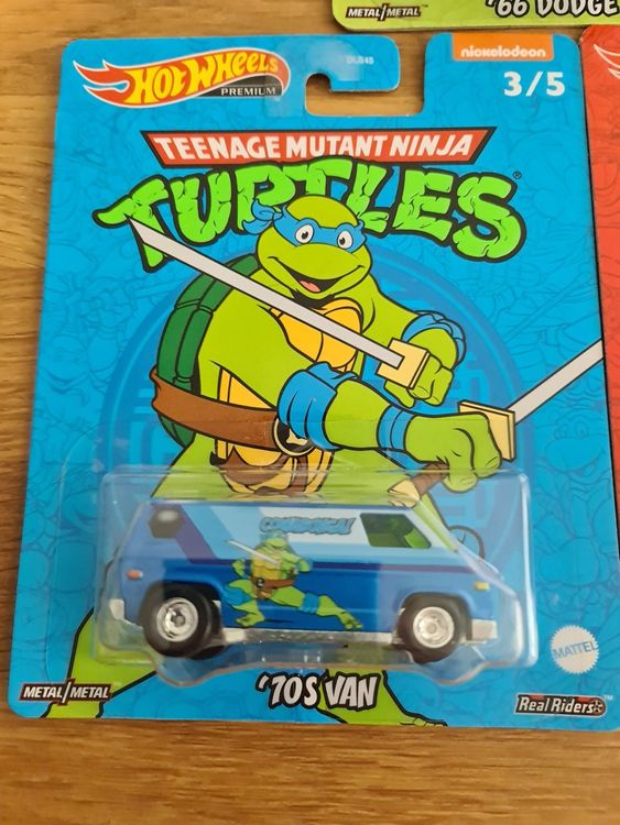 HW Premium Mutant Ninja Turtles TMNT 2022 70s Van 3/5 (Neu und ...