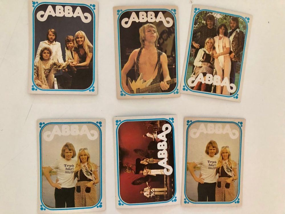 ABBA Eurovision ESC Sammler Kärtchen 1975 (Gebraucht) in Wettingen für ...