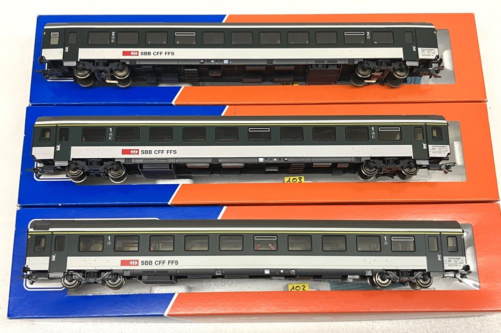 Roco= schönes Wagenset SBB EW IV 198-7 - 166-6 - 022-6 (Neu (gemäss Beschreibung)) in Thun für ...