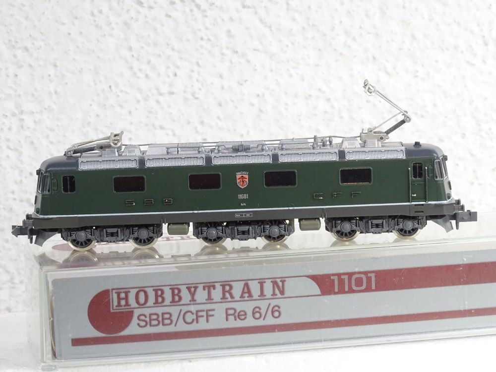 Hobbytrain 1101 Elektrolok Re6/6, SBB, 11681, Spur N, OVP (Gebraucht ...