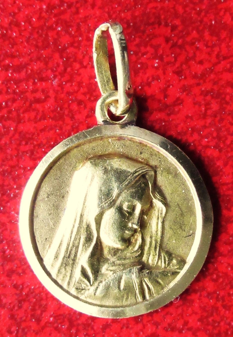 original AVE MARIA Gold 18 Karat Au 750 Anhänger (Gebraucht) in Lohn ...