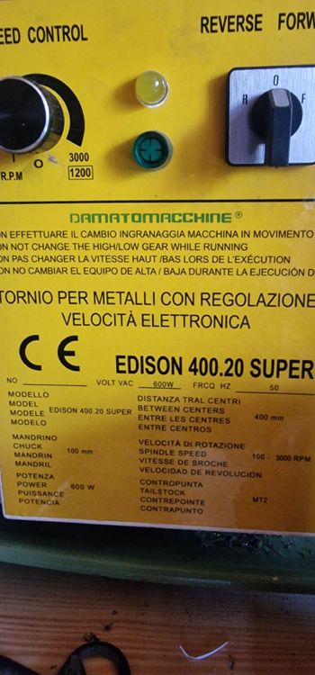 Tour métal damatomachine edison 400 (Gebraucht) in Le sentier für CHF ...