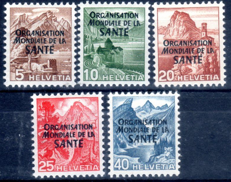 ORGANISATION MONDIALE DE LA SANTE * MIT LEICHER FALZSPUR * (Neu (gemäss ...