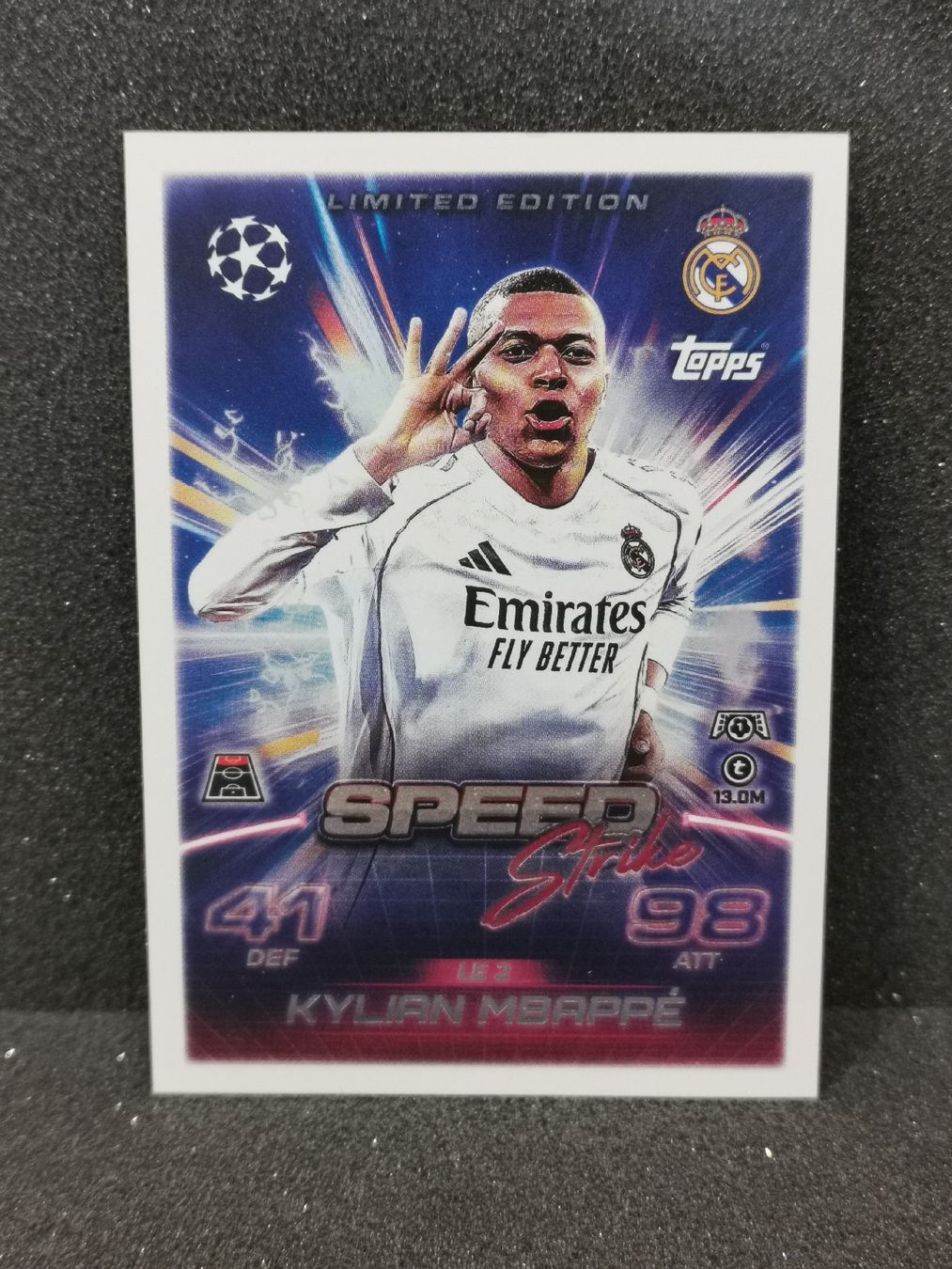 Match attax 2025/26 Kylian Mbappé Speed Strike (Gebraucht) in ...