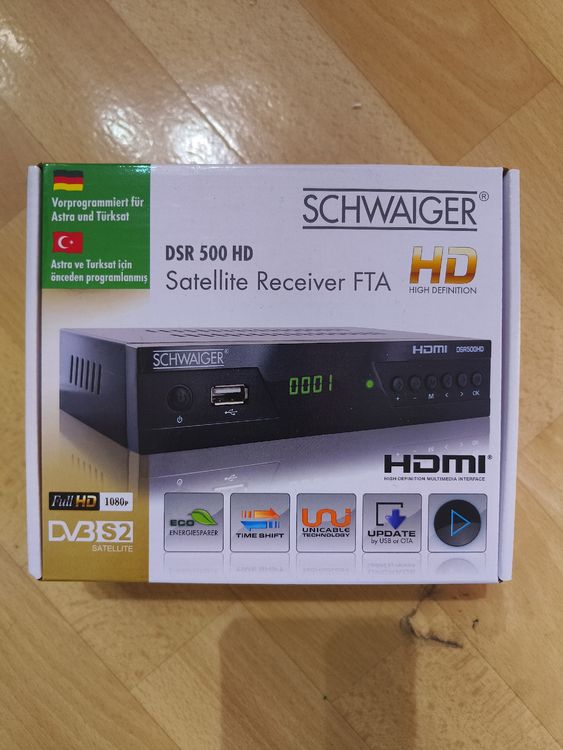 Schwaiger DSR 500 HD, Satelliten Receiver - Wie neu! (Neu und ...
