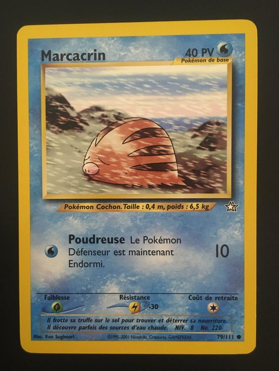 RARE: Pokémon Neo Genesis (2001): Marcacrin 79/111 FR | Kaufen auf Ricardo