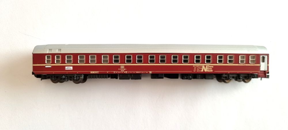Roco 24264, DB Eurofima-Schlafwagen "TEN", rot, (Neuf avec emballage d ...