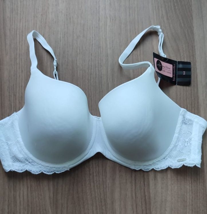 Hunkemöller T-Shirt BH Push up 90B "Angie PD", Weiß, Nahtlos | Kaufen ...