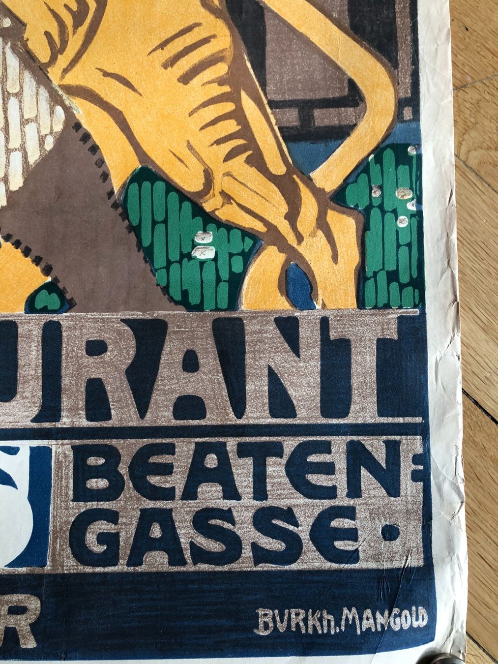 Plakat Burkhard Mangold - Hotel Beatus Zürich (Gebraucht) in Winterthur ...