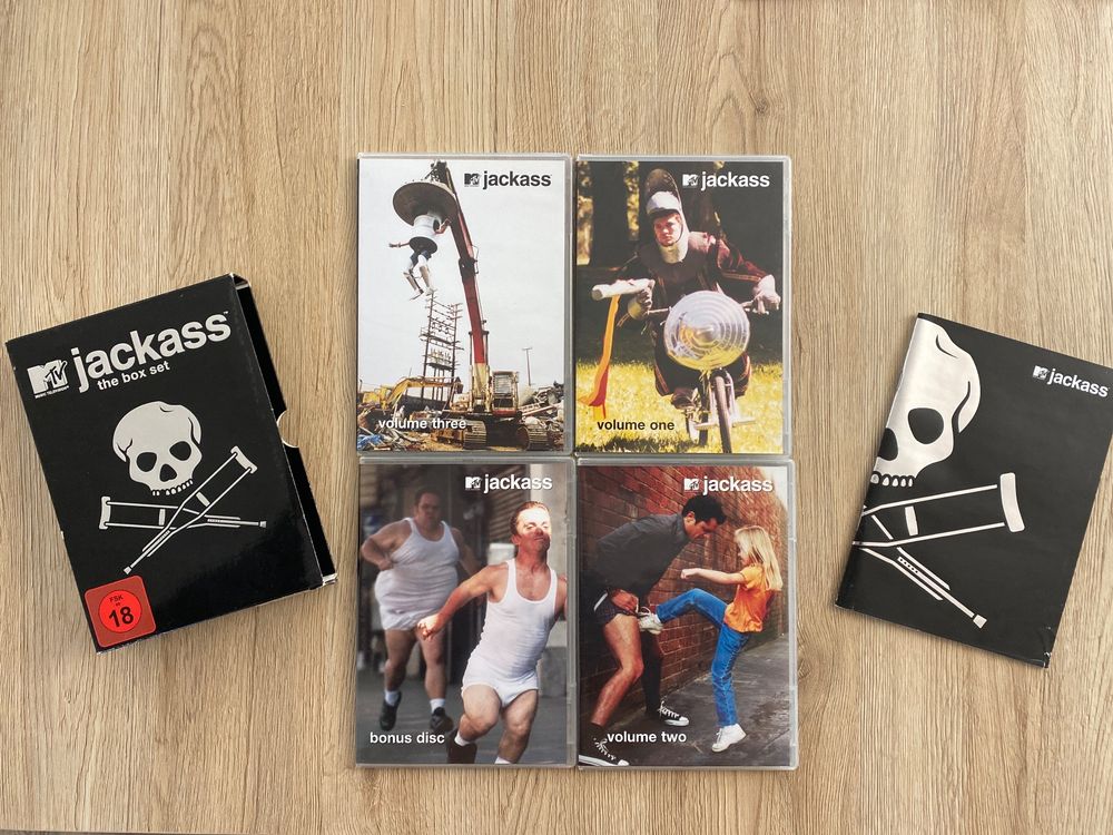 Jackass - komplette Serie (Staffeln 1-3) (Gebraucht) in Buchen im ...