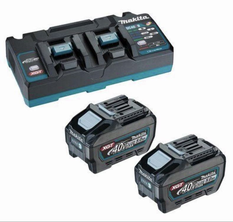 Makita XGT 40V Kit accus et chargeur double 191U17-1 (Neu und ...