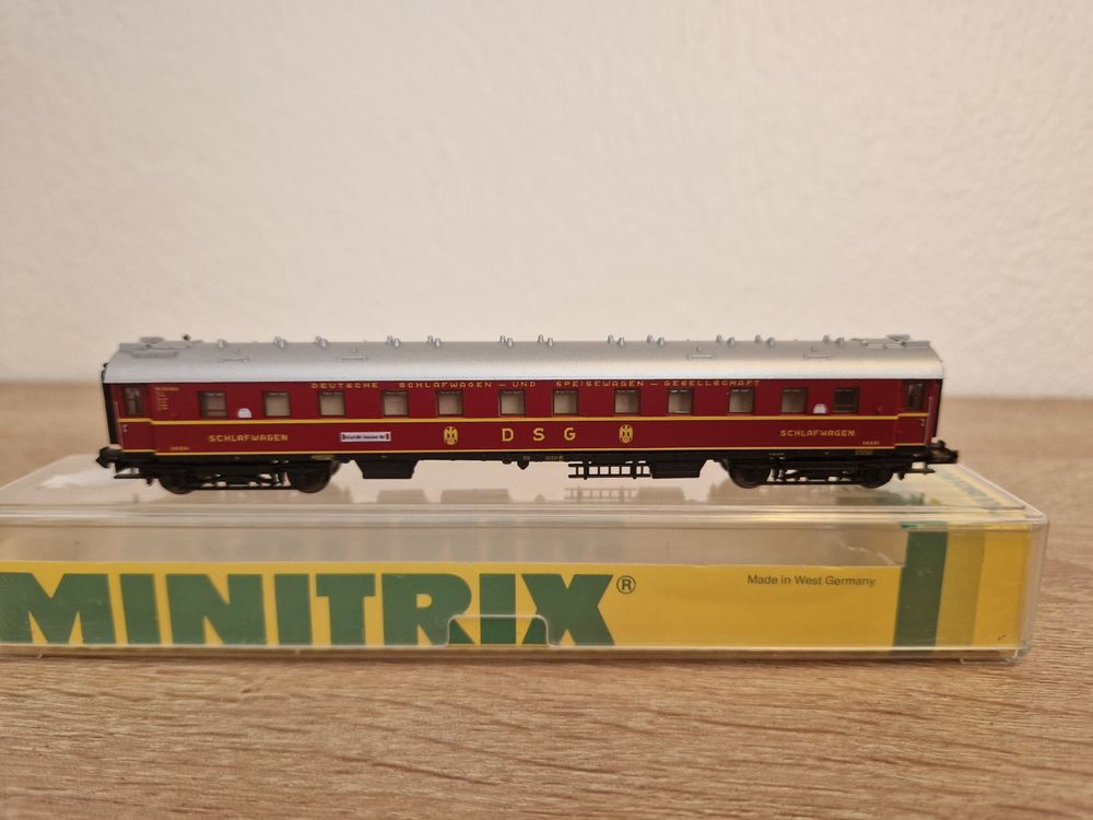 Minitrix 13309 Schlafwagen DSG OVP NEU (Neu und originalverpackt) in St ...