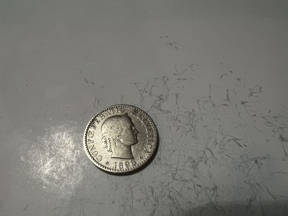 20 Rappen - 1893 (Gebraucht) in Illnau-Effretikon für CHF 1 – nur Abholung auf Ricardo kaufen