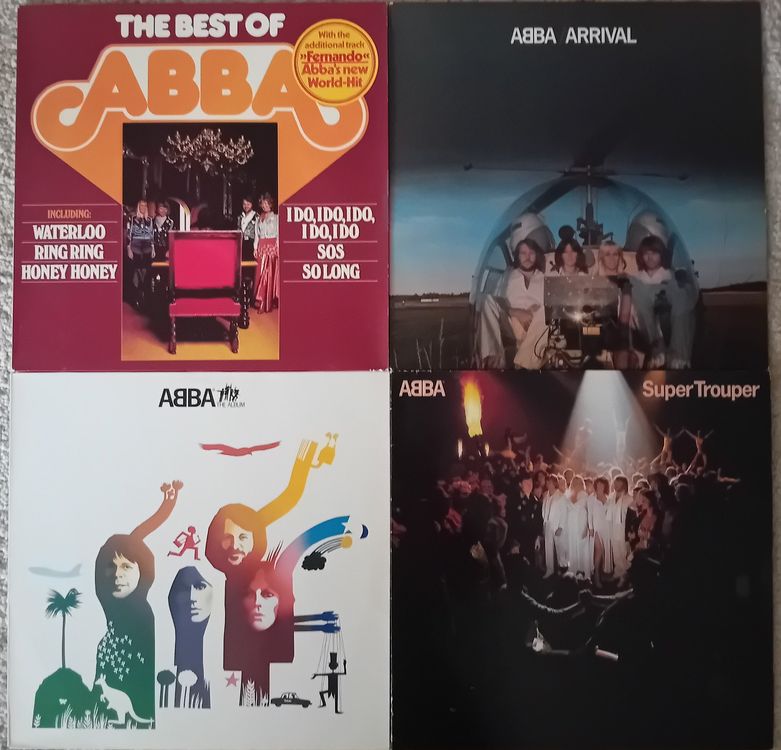 4 ABBA LPs - The Album, Arrival, Super Trouper usw. (Gebraucht) in ...