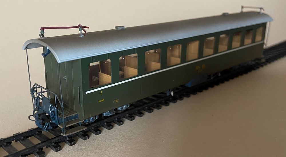 Ferro-Suisse; Vierachsiger Personenwagen RhB, Nr. B2277 | Kaufen auf ...