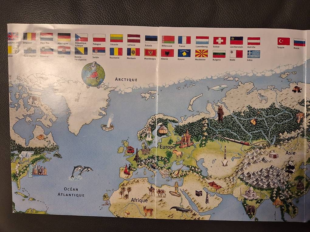 Coffret complet tiptoi avec livre Atlas et un planisphère (D'occasion ...