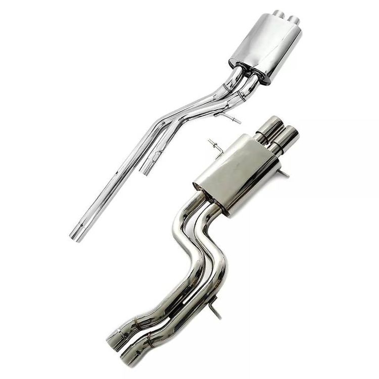 Edelstahl Abgasanlage ab Kat 2,5" Audi S4/RS4 B5 (Gebraucht) in Neudorf ...