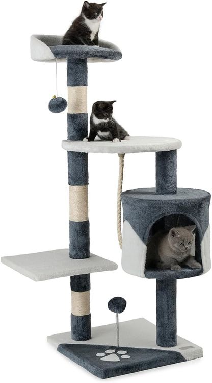 Kratzbaum Katzenbaum Stabiler Kletterbaum Spielhaus Turm 112 (Neu und originalverpackt) in ...