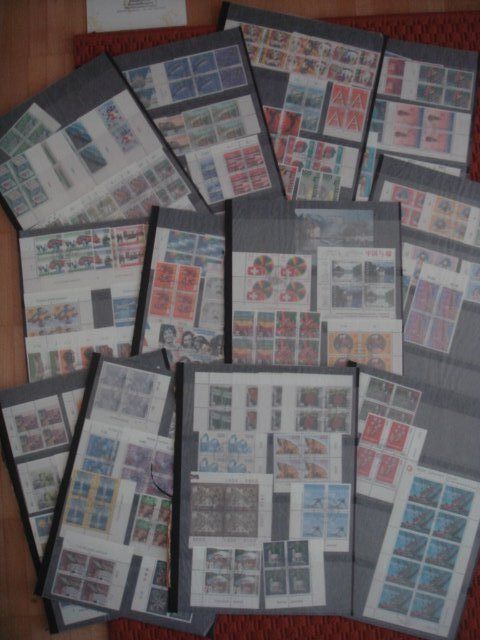 Lot über 200 Viererblocks ET; 1991-2002 fast vollständig | Kaufen auf Ricardo