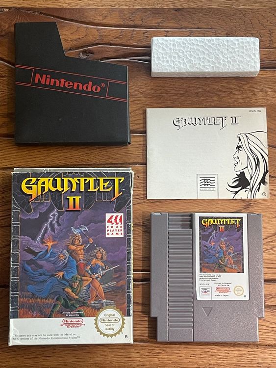 Nintendo NES - Gauntlet II - Komplett mit OVP und Anleitung (Gebraucht ...