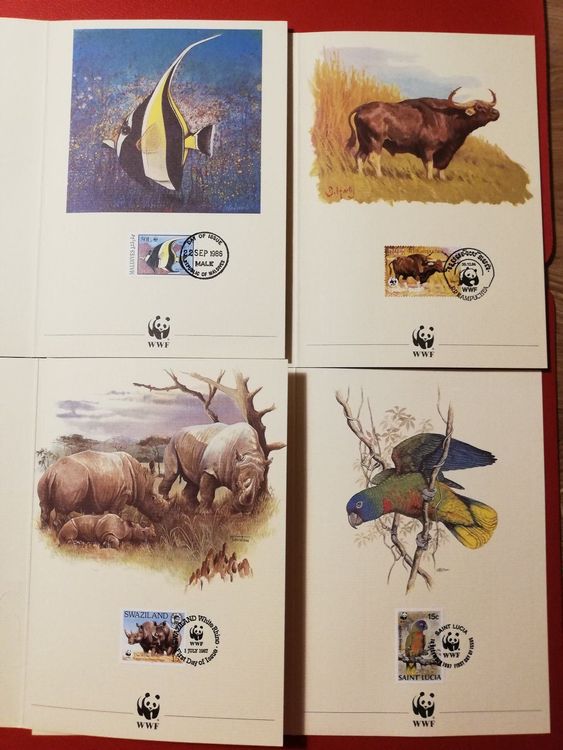 8 x WWF Karten mit besonderen Marken | Kaufen auf Ricardo