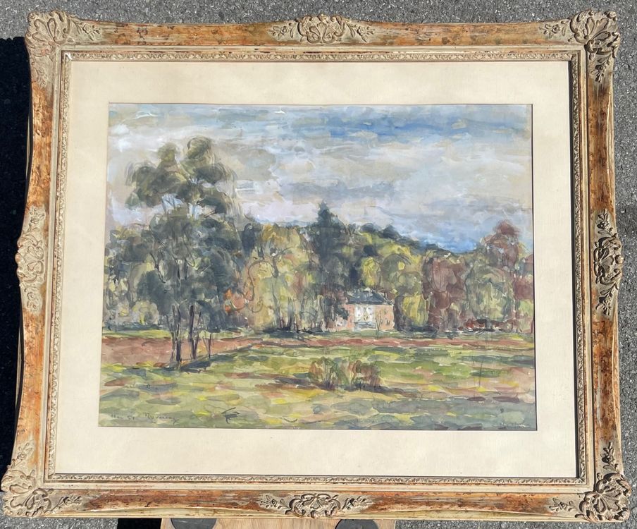 Grosses Wald Landschaft Aquarell unleserlich Signiert (Gebraucht) in Root für CHF 19 – nur ...