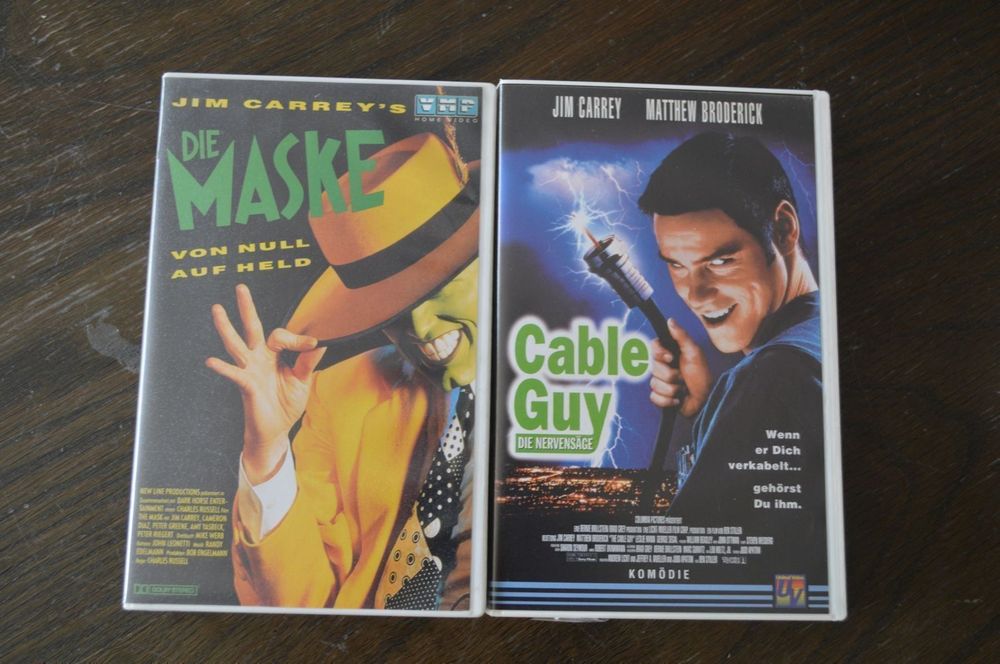 2 VHS Jim Carrey (Gebraucht) in Bitsch für CHF 3 – mit Lieferung auf ...