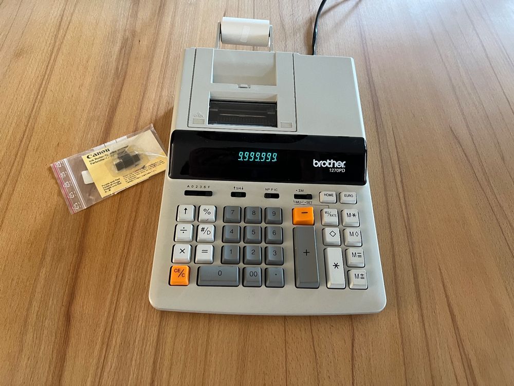 BROTHER Tischrechner, Calculator mit Print-Funktion (Neu (gemäss ...
