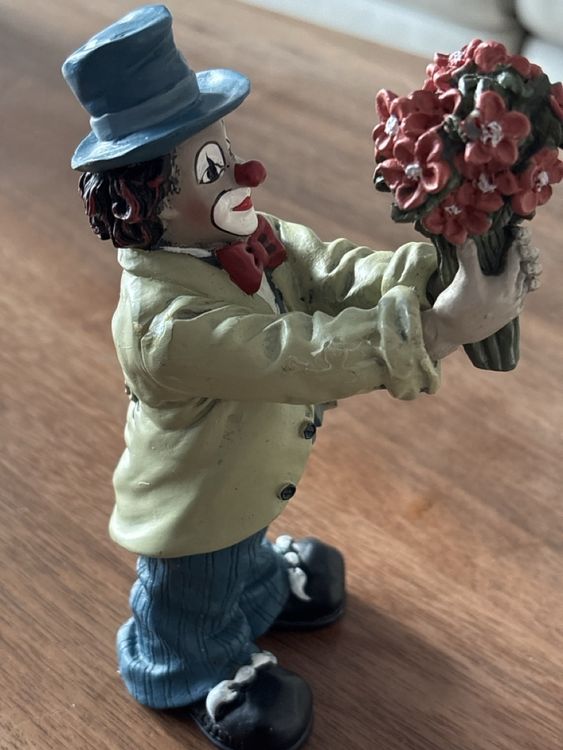 Gilde Clown Mit Blumenstrau