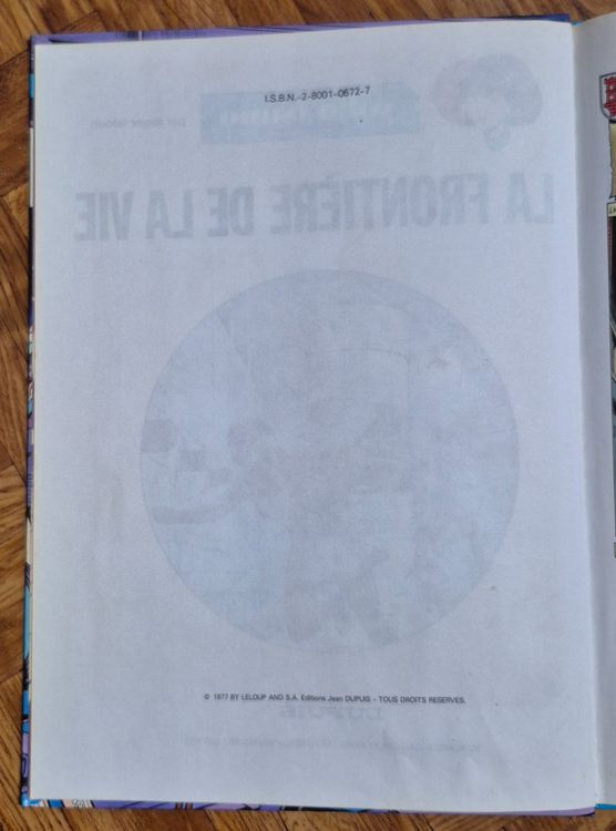 Yoko Tsuno 7: La Frontière de la Vie - Edition 1984 bon état (D ...