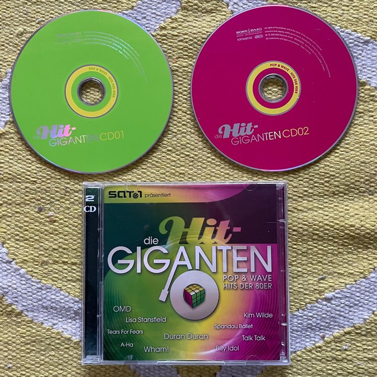 DIE HIT GIGANTEN-2CD 38HITS DER 80ER/POP&WAVE (Gebraucht) in ...