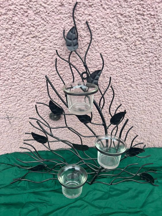 Metall-Teelichthalter für Wandmontage (Gebraucht) in Egg b. Zürich für CHF 9 – mit Lieferung auf ...