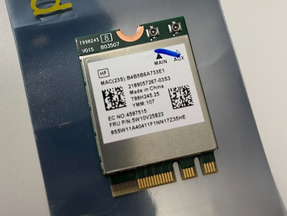 MediaTek Wi-Fi 6 MT7921 WirelessLAN Card (Gebraucht) in Luzern für CHF ...