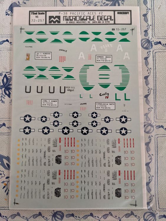 Microscale Decals P-38 Lightning | Kaufen auf Ricardo