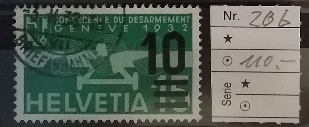 3313C) F20b, Flugpostmarke sauber gestempelt Kt. 110.- (Neu (gemäss Beschreibung)) in Baden für ...