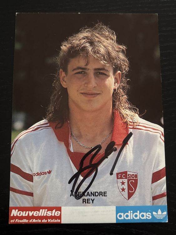 Signierte Karte Alexandre Rey FC Sion Adidas (Gebraucht) in Uetendorf ...