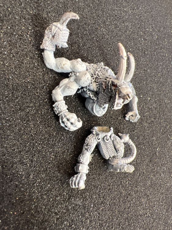 Warhammer fantasy Skaven Rat ogre Boneripper oop metal (Gebraucht) in ...