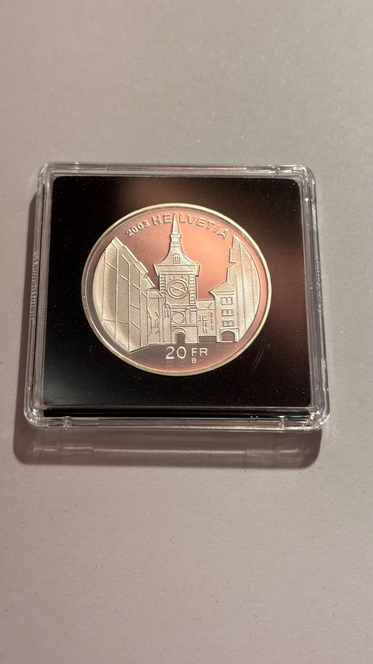 Pièce commémorative 20.- / 2003 (Vieille ville de Berne) (D'occasion) à ...