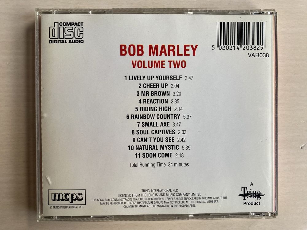 Bob Marley Hit Collection CD 1-4 (Gebraucht) in Oberried Brienz für CHF 8 – mit Lieferung auf ...