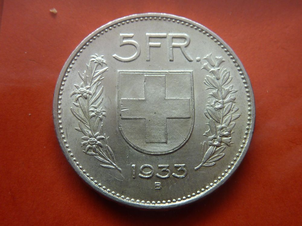 5 Fr. 1933 vz + (Gebraucht) in Seon für CHF 13 – mit Lieferung auf Ricardo kaufen