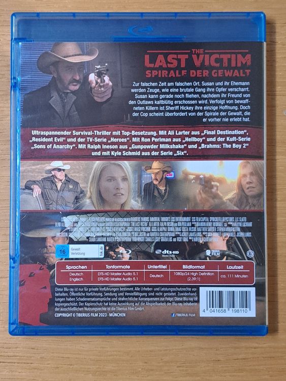 Blu-ray The last Victim, Spirale der Gewalt mit Ron Perlman (Neu ...