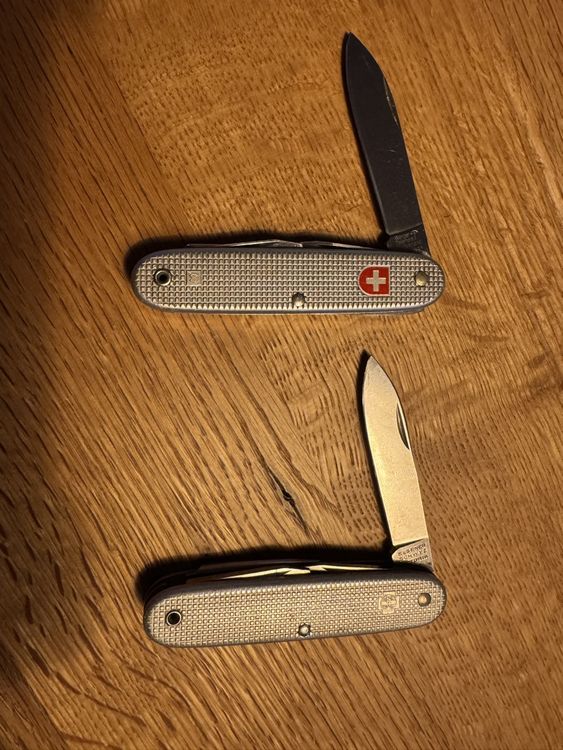 2 WENGER VICTORINOX MESSER 1987 + 1969 (D'occasion) à Courgenay pour ...