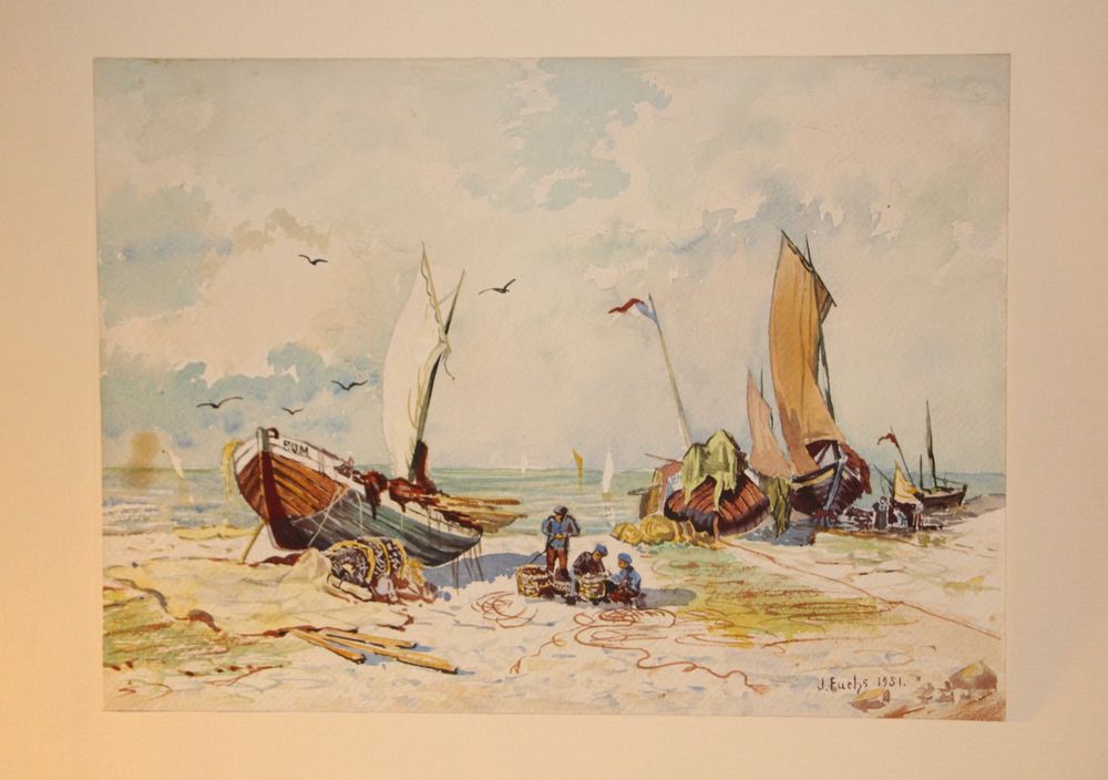 J. Fuchs, 1951 - Aquarell auf Papier (Gebraucht) in Delémont für CHF 20 ...