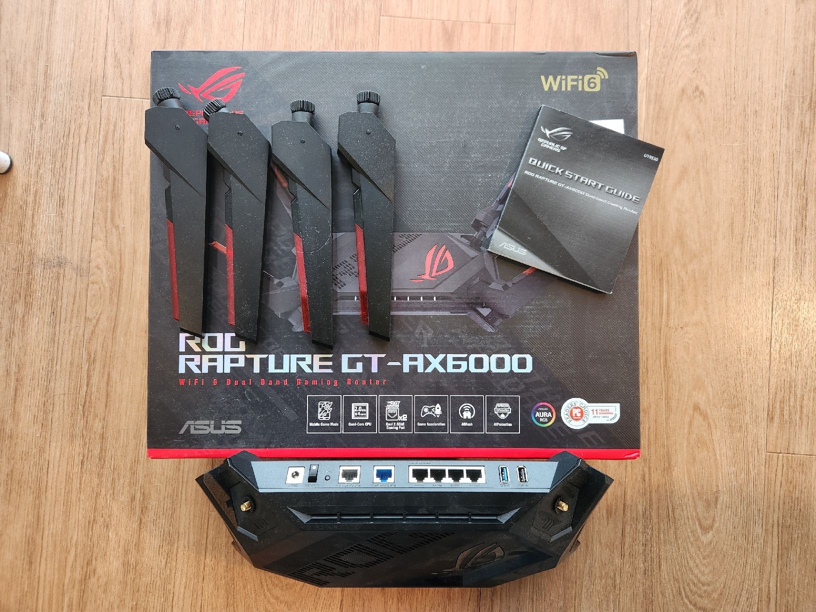 Asus Rapture GT-AX6000 WiFi 6 Router - Neuwertig (Abholung) (Neu (gemäss Beschreibung)) in ...