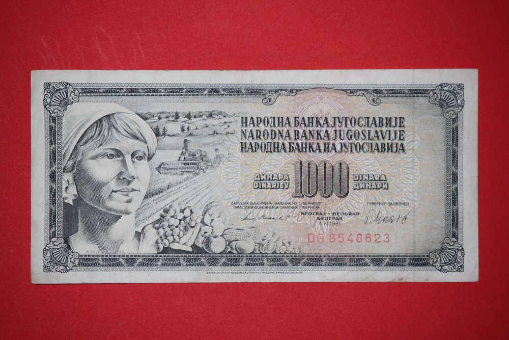 JUGOSLAVIEN - 1000 Dinara 1981 | Kaufen auf Ricardo