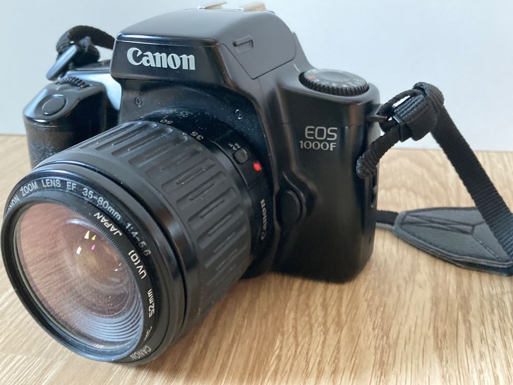 Älterer Canon Fotoapparat EOS1000Fmit Blitz und Tasche (Gebraucht) in ...