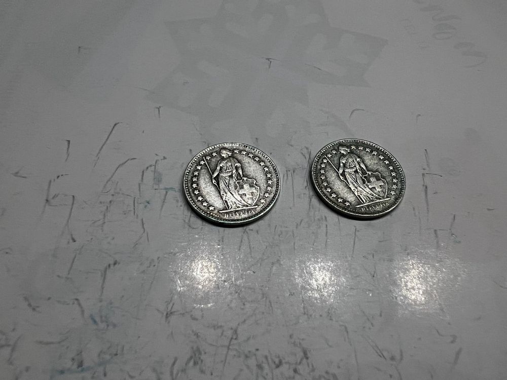 2x 50 Rappen -1944 (Gebraucht) in Illnau-Effretikon für CHF 2 – nur Abholung auf Ricardo kaufen